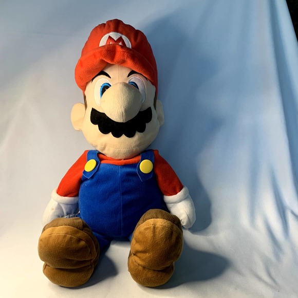 Nintendo | Toys | Nintendo Super Mario Plush Stuffed Toy Pillow Back ...
